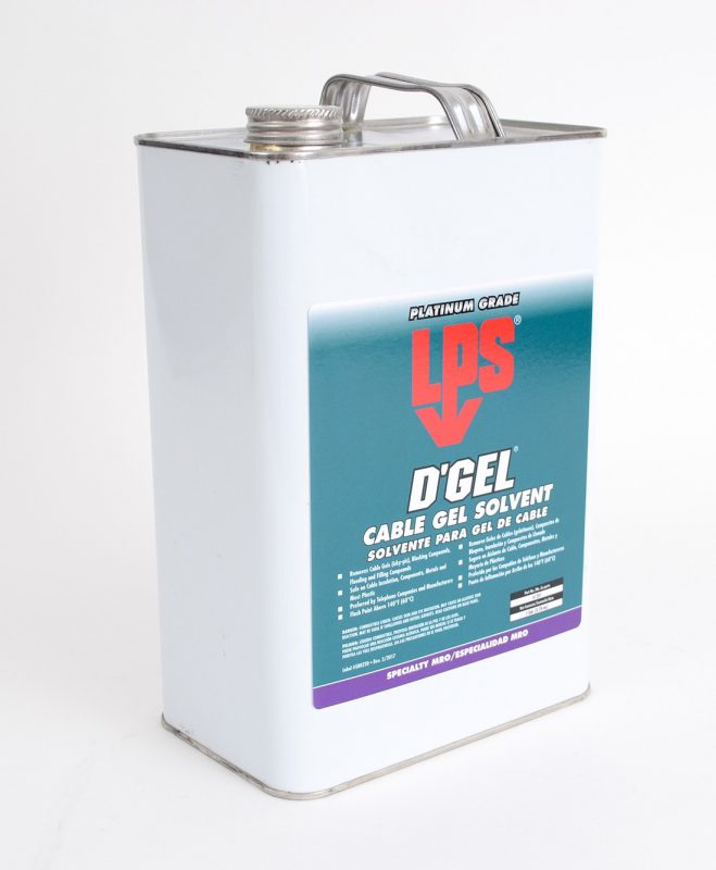 DGel Telcom Cleaner 1 gallon jug - Fiber Optics Tools