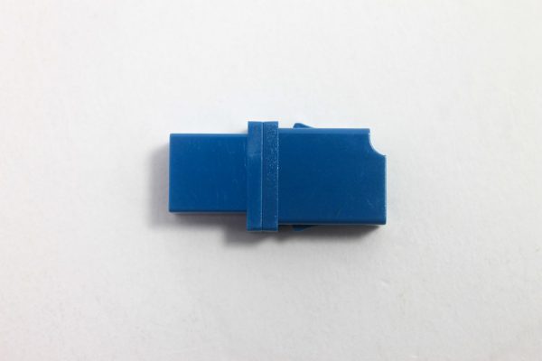 LC SM Simplex Adapter Blue No Flange - Fiber Optics Tools