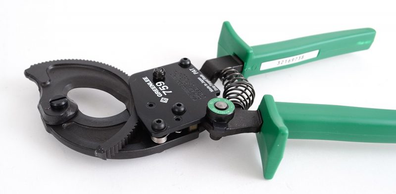 Greenlee Cutter Cable Ratchet up to 28mm - Fiber Optics Tools
