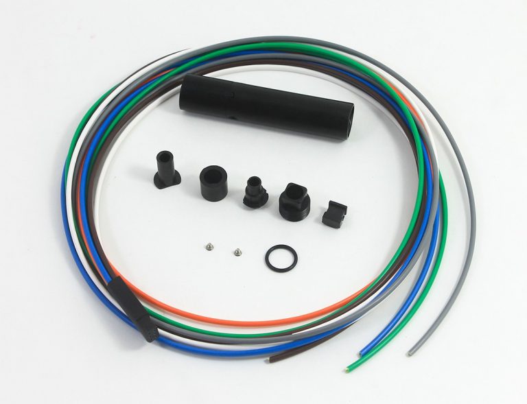3mm, 6 Fiber Breakout Kit (40 Inch Tubing) - Fiber Optics Tools