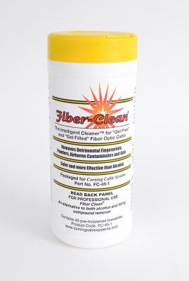 Fiber-Clean Towelettes - Fiber Optics Tools